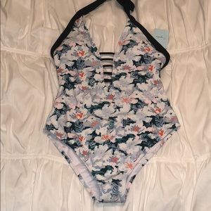 Swim | Chooks La Retro Onepiece M In Bay Red Thong | Poshmark